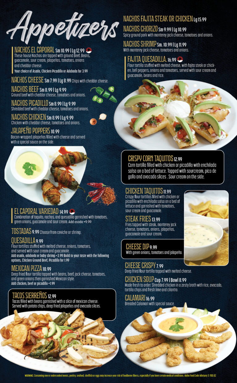 El Caporal Mexican Restaurant - Best Mexican Food in Twin Falls
